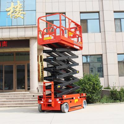 China 6m 8m 10m 12m 14m Full Self Lifting Aerial Scissor Type Electric Platform with Design for sale