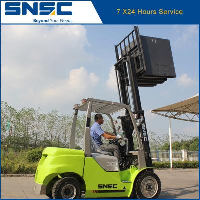 Quality FD30 Snsc Diesel Forklift with Adjustable Cab Location 3 Ton Forklift for sale