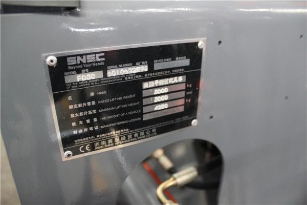 Quality Saudi Arabia Snsc 3.5 ton diesel forklift with Lift Height 5000mm and High Load for sale