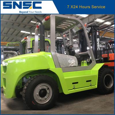 China 6 ton diesel vorkheftruck met automatische transmissie en lifthoogte 5000 mm Topkeuze for sale