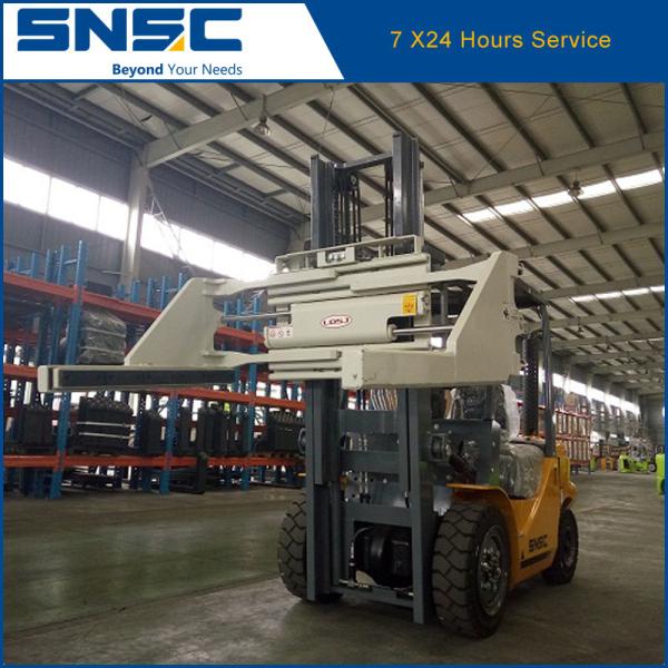 Quality 3.5ton Diesel Fork Lift Forklift with Block Clamp Automatic Transmission for sale
