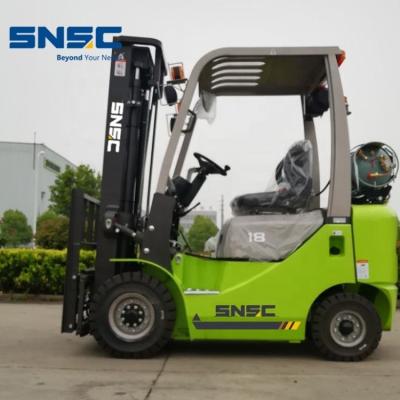 China 3000-5000mm Alturas de elevación gasolina 1.8t Propano carretilla elevadora para los requisitos del cliente en venta