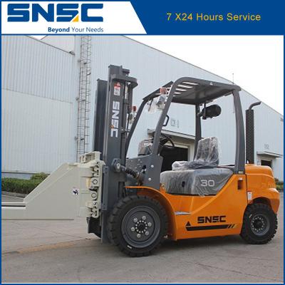 China 1T 5T Load Capacity Diesel Forklift with Block Clamp in Customer Customzied for sale