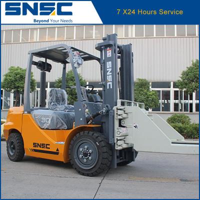 China 1T 5T Load Capacity Diesel Forklift with Block Clamp in Customer Customzied for sale