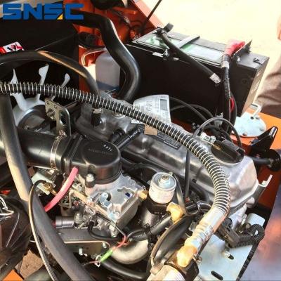 China Waterdicht hoofdbeveiliging FL20 LPG Gasoline 2 ton vorkheftruck met Nissan K25 motor Te koop