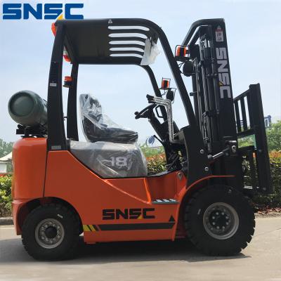 China Camión elevador de 1.8 t de GLP con transmisión automática y horquillas giratorias y luz LED en venta