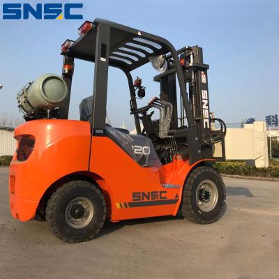 Cina Forklift a propano FL20 2 tonnellate Lp Gas Gasoline Forklift per il centro di carico del gas naturale 500 mm in vendita