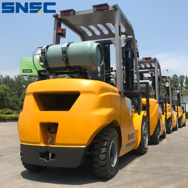 Quality Japan Nissan Engine FL30 Dual Fuel Forklift with Gasoline and Load Center 500mm for sale