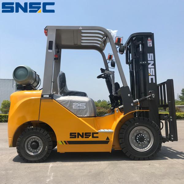 Quality Japan Nissan Engine FL30 Dual Fuel Forklift with Gasoline and Load Center 500mm for sale