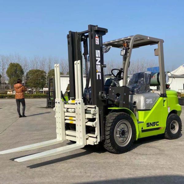 Quality Warehouse Forklift Machine with Fork Size 1070*125*50mm and Overhead Guard Height 2090mm for sale