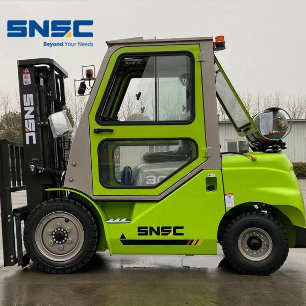 Quality 3 Ton Propane Forklift with LP Gas Engine and 2825x1230x2017mm Specifications for sale