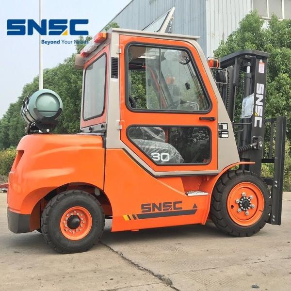 Quality 3t Gas Forklift with Paper Roll Clamp and Advanced Technology for sale