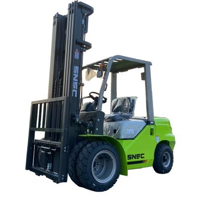 China Naverkoopservice Ja 6m Lifthoogte 3,5 ton Diesel vorkheftruck met Montacarga Fd35 Te koop