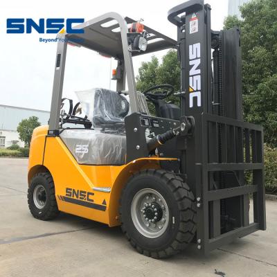 China 2.5 Tonelada Gpl Empilhadeira met USA Impco-omvormer en niet verstelbare cabine-locatie Te koop