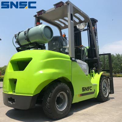 China 3500kg Propane Gas Forklift With Propane Gasoline The Perfect Combination Of Power And Efficiency for sale
