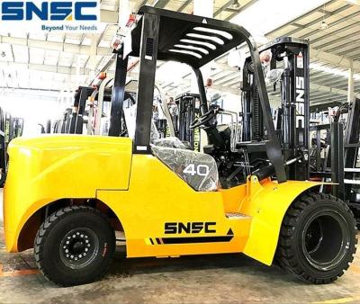 China 4ton Isuzu Engine Front Double Tyre Z3000mm Diesel Engie Forklift for Smooth Operation for sale