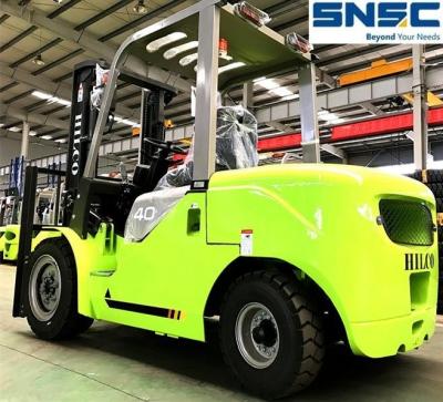 China 500mm Load Center Isuzu Engine Fd40 diesel engine forklift with Warning Light Configuration for sale