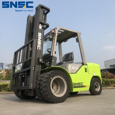 China 3m de altura 4 toneladas diesel empilhadeira com Japão Shimadzu sistema hidráulico motor Isuzu à venda