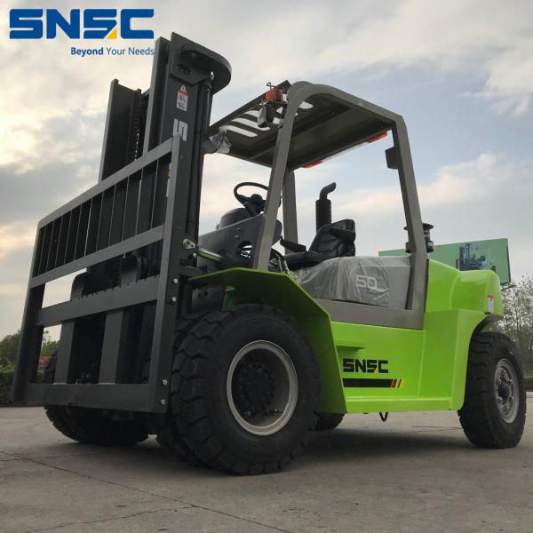 Quality 3000-7000mm Lift Height 5 Ton Diesel Forklift with Low Mast and Rated Load 5000kg for sale