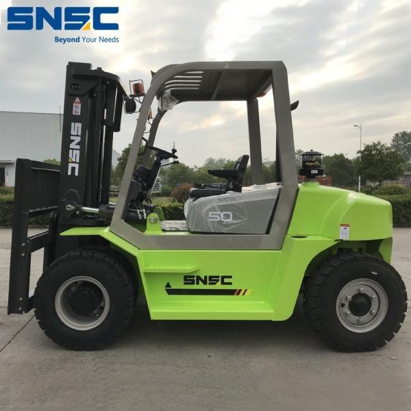Quality 3000-7000mm Lift Height 5 Ton Diesel Forklift with Low Mast and Rated Load for sale