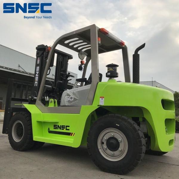 Quality 3000-7000mm Lift Height 5 Ton Diesel Forklift with Low Mast and Rated Load for sale