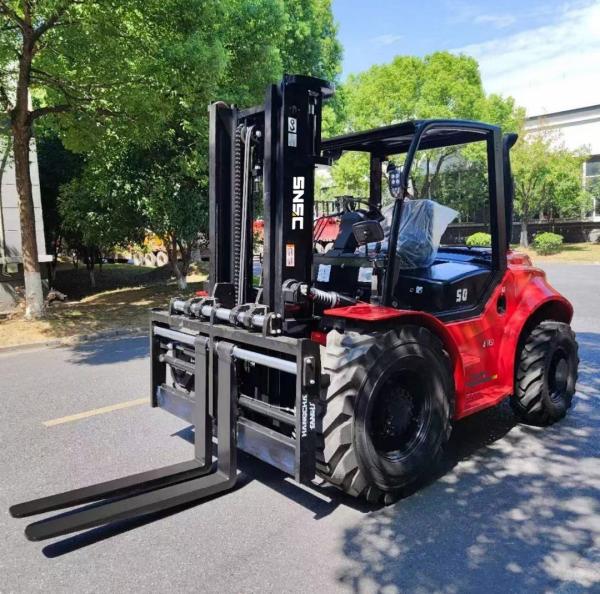 Quality Snsc 3ton 3.5ton 5ton 2WD 4WD Rough Terrain Forklift for Overhead Guard Height for sale