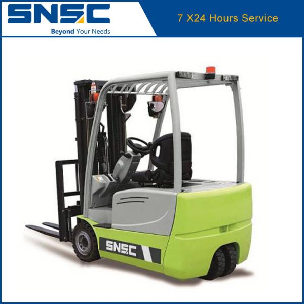Quality Automatic Transmission 1.6 Ton Three Wheel Electric Forklift with Luxury for sale
