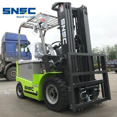 Cina Pneumatici solidi superelastici 4050kg 4 ruote Clampe per carrelli elevatori elettrici con batteria da 48V in vendita