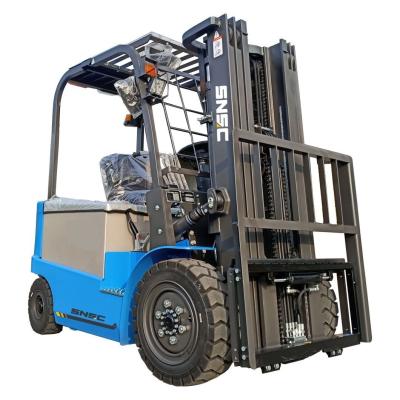 China 3ton 500mm Electric Forklift with Triplex Mast Attachements Positioner Ect and Efficiency for sale