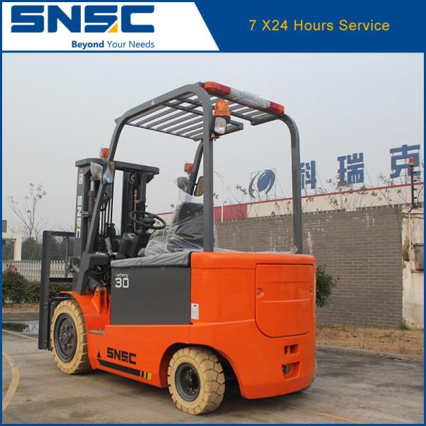 Quality Customized Request Battery Electric Motor 3ton Load Snsc Forklift from Shanghai for sale