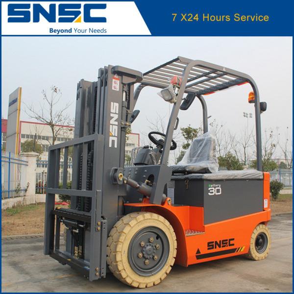Quality Snsc Lift Trucks 3 Ton Electric Forklift with Lift Height 3000-7000mm and AC for sale