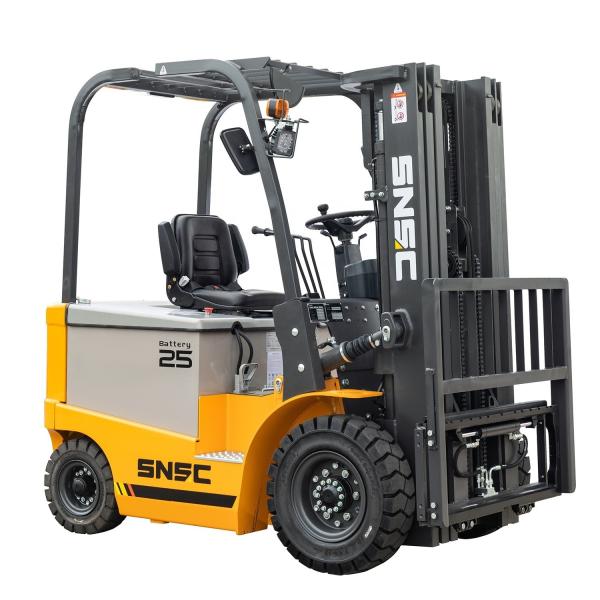 Quality 2.5 Ton Capacity Chery Electric Fork Lift 2 Stage / 3 Stage With AC Motor And for sale