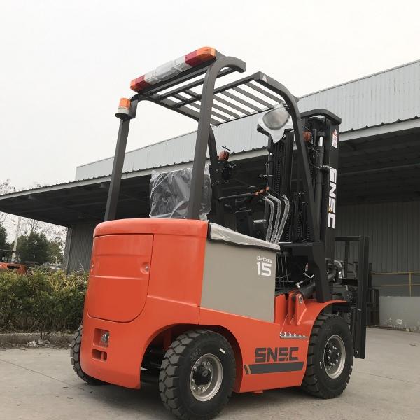Quality Mini 1.5ton Container Electric Forklift Customization and Automatic Transmission Request for sale