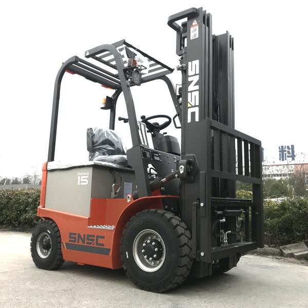 Quality Mini 1.5ton Container Electric Forklift Customization and Automatic Transmission for sale
