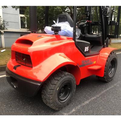 China Articulated Forklift Rough Terrain 3ton 3.5ton 4ton 5ton  Rough Terrain Forklift for sale