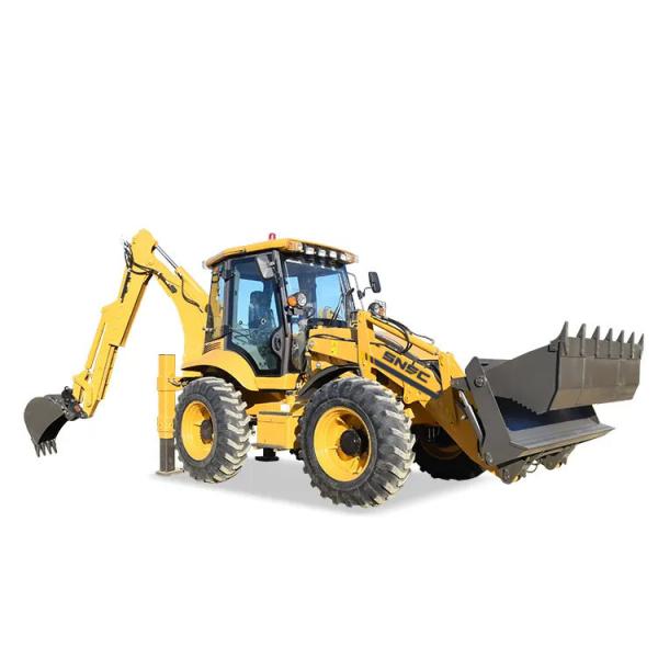Quality 6050 x 2465 x 3100mm 4x4 2.5 Ton Retroexcavadora Backhoe Loader Retro Escavadeira for sale