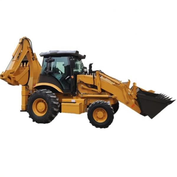 Quality 4280mm Max. Digging Depth 4WD Compact Loader Backhoe with Front End Loader and for sale
