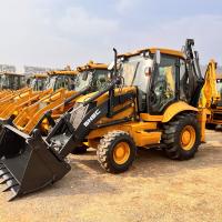 Quality Mexico Market SNSC 388 Backhoe Loader Excavator 2740mm Bucket Dumping Height 75 for sale