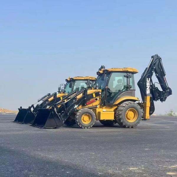 Quality Mexico Market SNSC 388 Backhoe Loader Excavator 2740mm Bucket Dumping Height 75 for sale