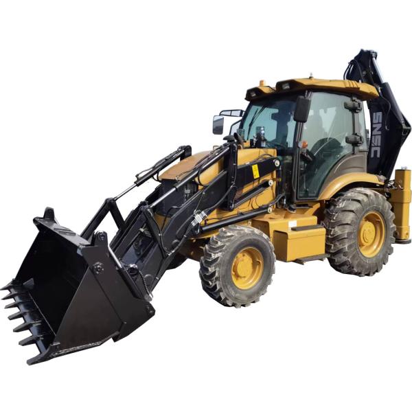 Quality 4x4 Retroexcavator Loader with WEICHAI Engine and Hydraulic Valve Integration for sale