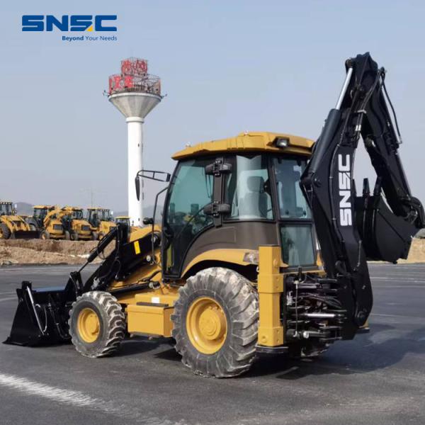 Quality 4x4 Retroexcavator Loader with WEICHAI Engine and Hydraulic Valve Integration for sale