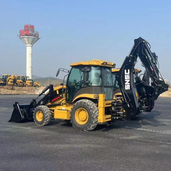 Quality 2.5 Ton Wheel Type Excavator Backhoe Loader Design with 2740mm Bucket Dumping for sale