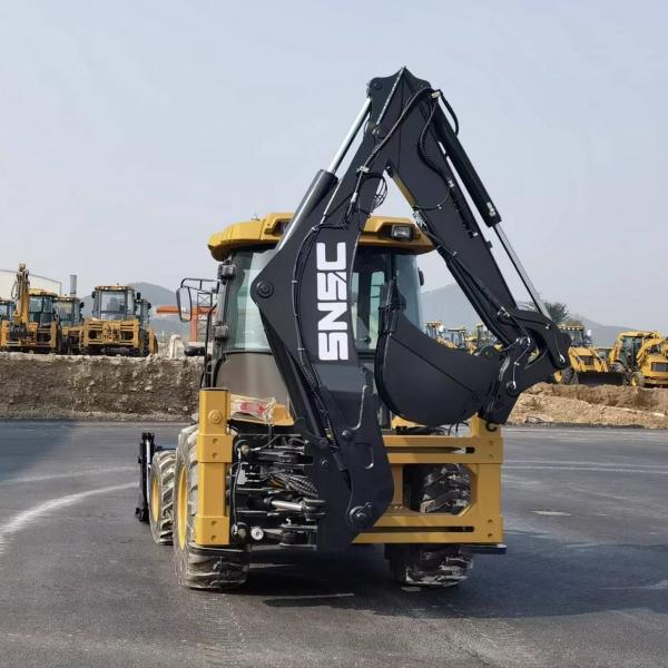 Quality 2.5 Ton Wheel Type Excavator Backhoe Loader Design with 2740mm Bucket Dumping for sale