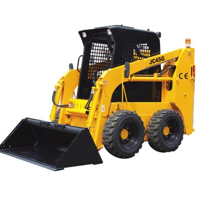 China Hydraulic Control System JC45 Skid Steer Loader 700kg Capacity and Compact Design for sale
