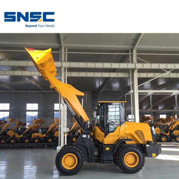 Quality Overall Weight 3400kg SNSC Front End Loader 2 Ton With 6 Months Bucket for sale