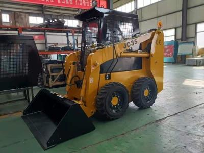 China SNSC EPA EV Engine 350kg 500kg Mini Diesel Skid Steer Loader Max Dumping Height 2050mm for sale