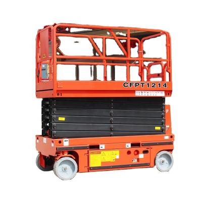 China Compact werkplatform met schaar 4m 5m 6m 8m 10m 12m 14m 16m Voor kleine ruimtes for sale
