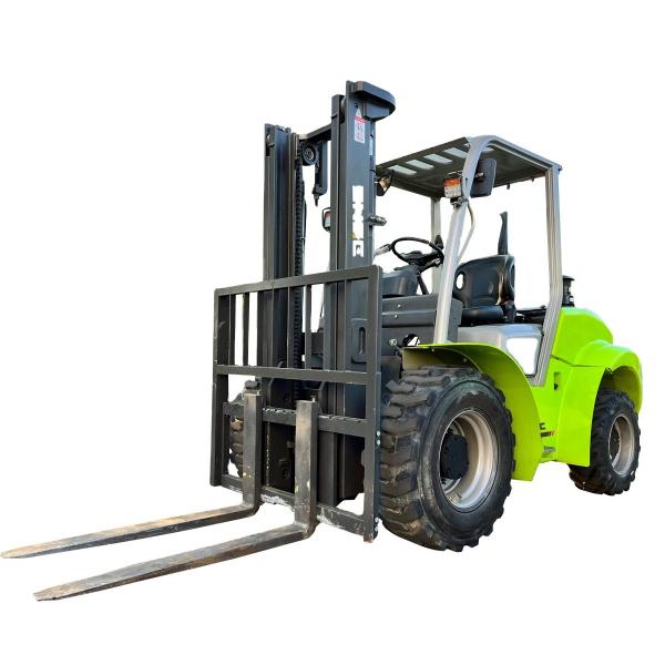 Quality YUNNEI Engine 3.5ton Side Shifter Rough Terrain Forklift For Heavy Duty 0.1 cbm for sale