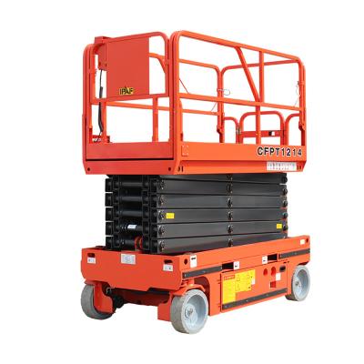 China Durable Electric Scissor Lifts 230KG 320KG 450KG 500KG with Customized Control Method for sale