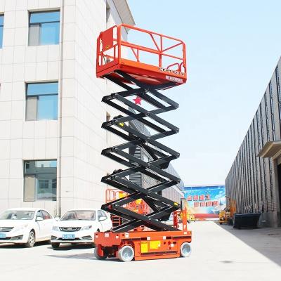China Durable Electric Scissor Lifts 230KG 320KG 450KG 500KG with Customized Control Method for sale